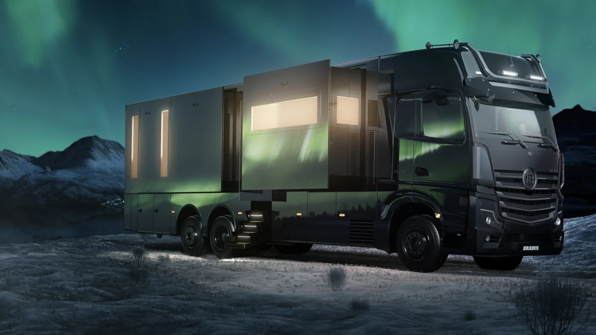 Тюнеры Brabus превратили Mercedes-Benz Actros в 12-метровый автодом ...